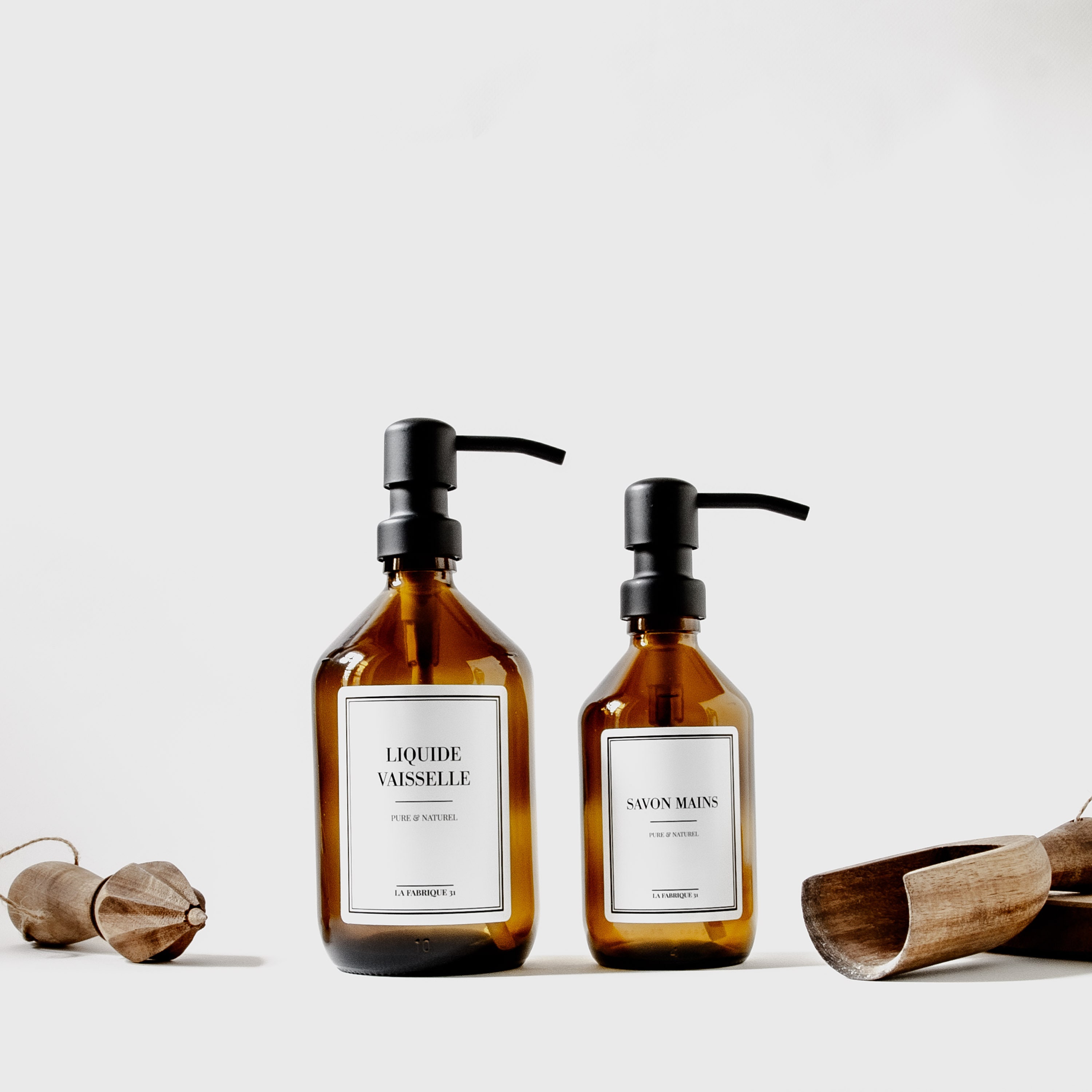 Apothecary Bottle Shower Gel Amber Bottle With Pump Refillable Soap ...