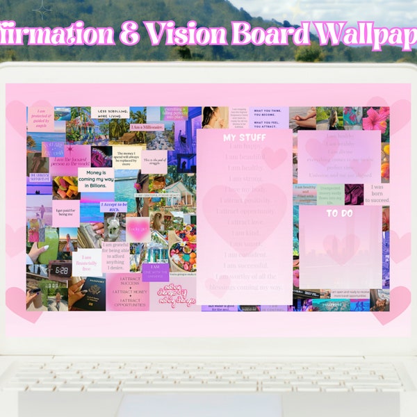 Computer Collage Wallpaper - Etsy