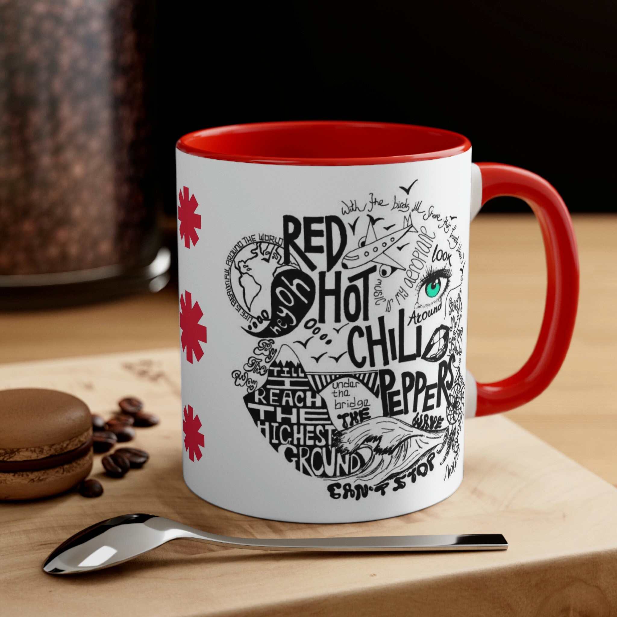 Red Hot Chili Peppers Mug Coffee Tea 11oz Music Teacher Gift, Music ...