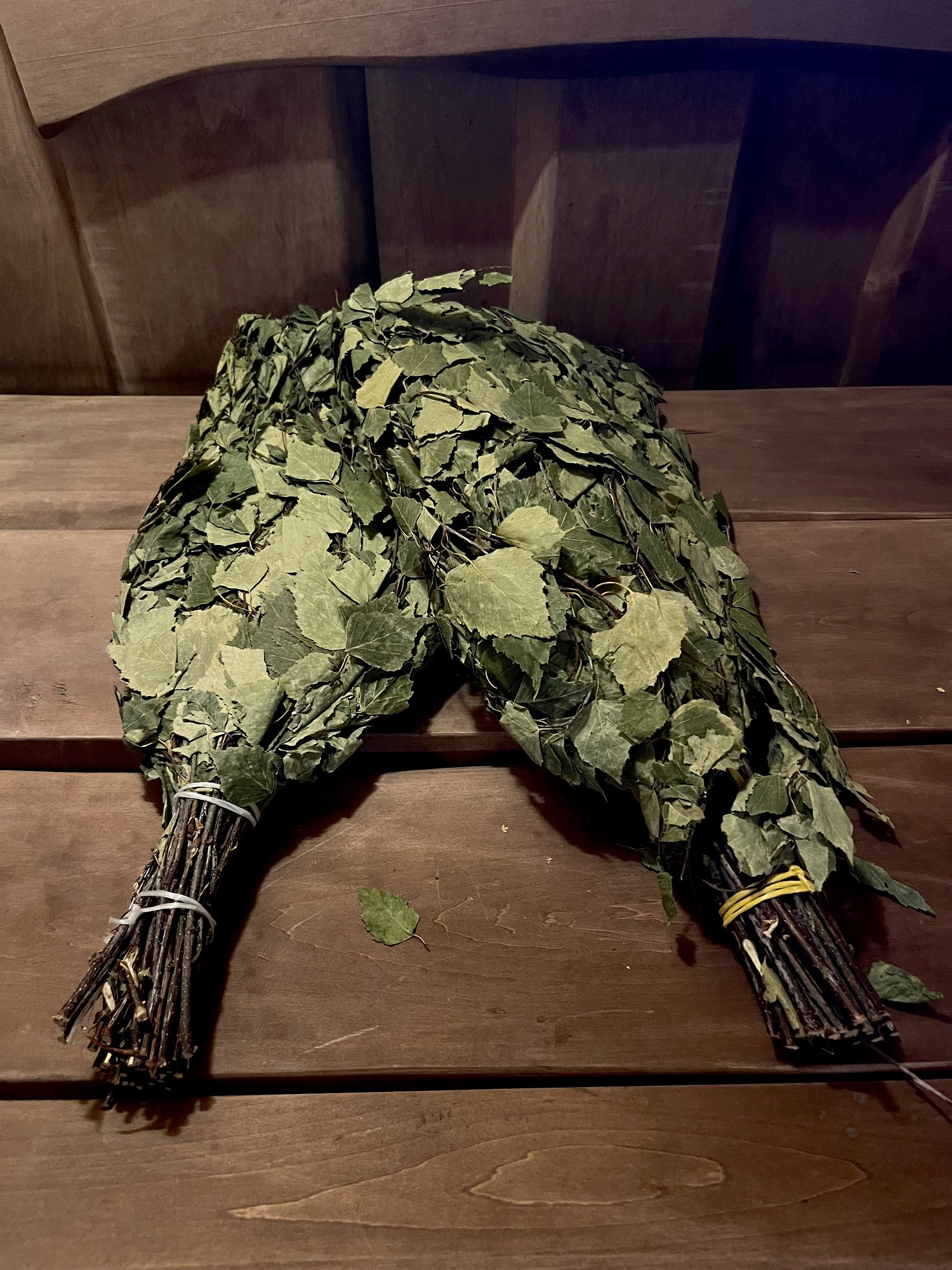 Birch Tree Sauna Broom: Revitalize Your Sauna Ritual. 1 Set 2 Psc. - Etsy