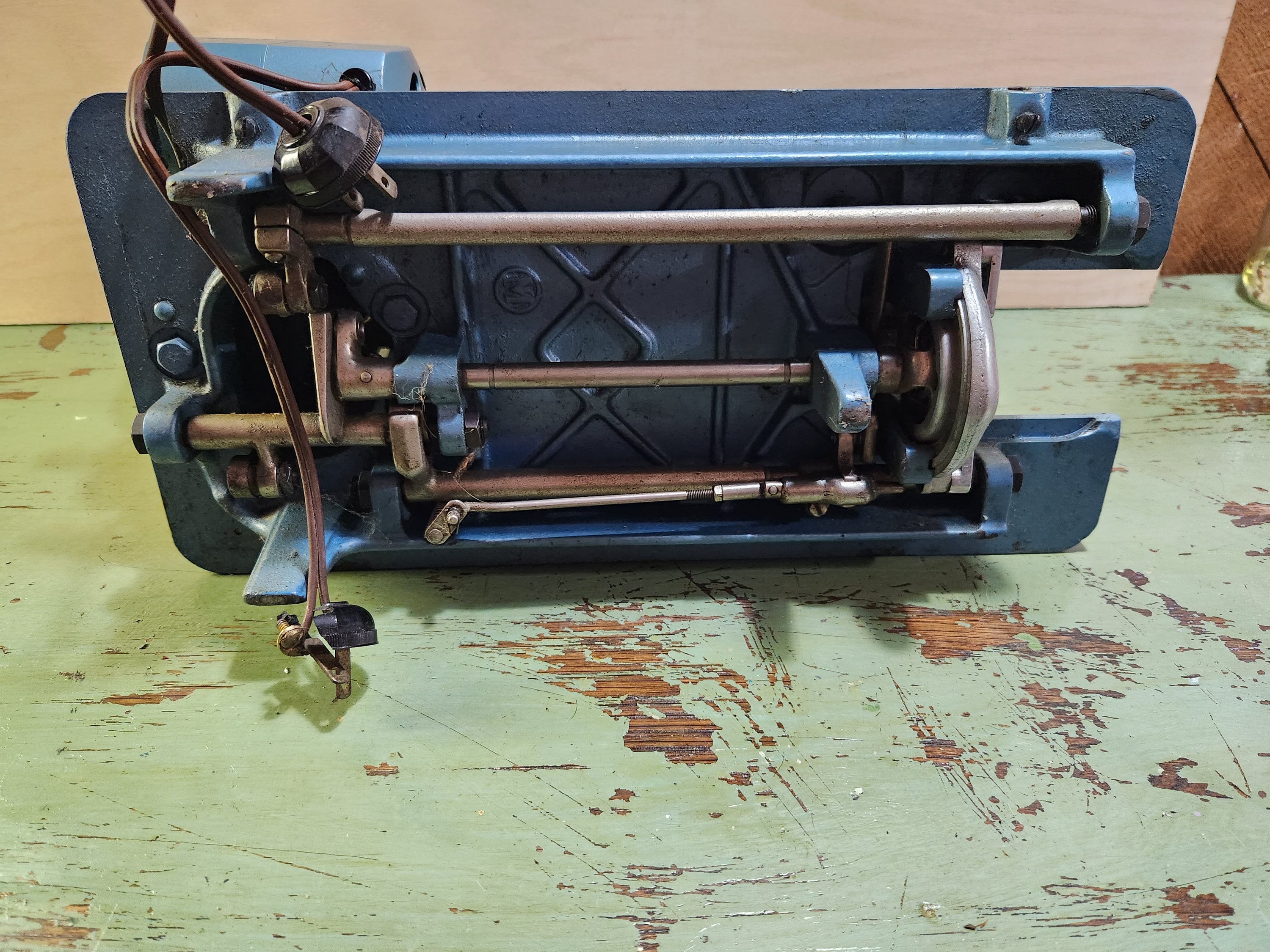 Vintage 1950s Modernage Sewing Machine Deluxe Precision Blue - Etsy