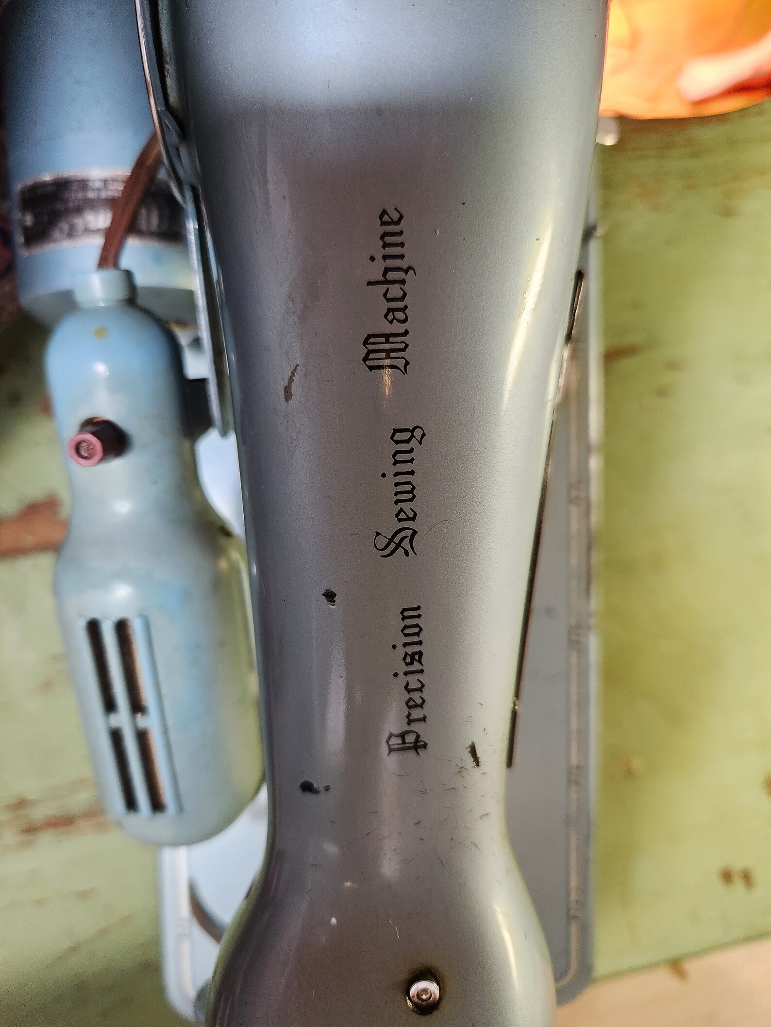 Vintage 1950s Modernage Sewing Machine Deluxe Precision Blue - Etsy