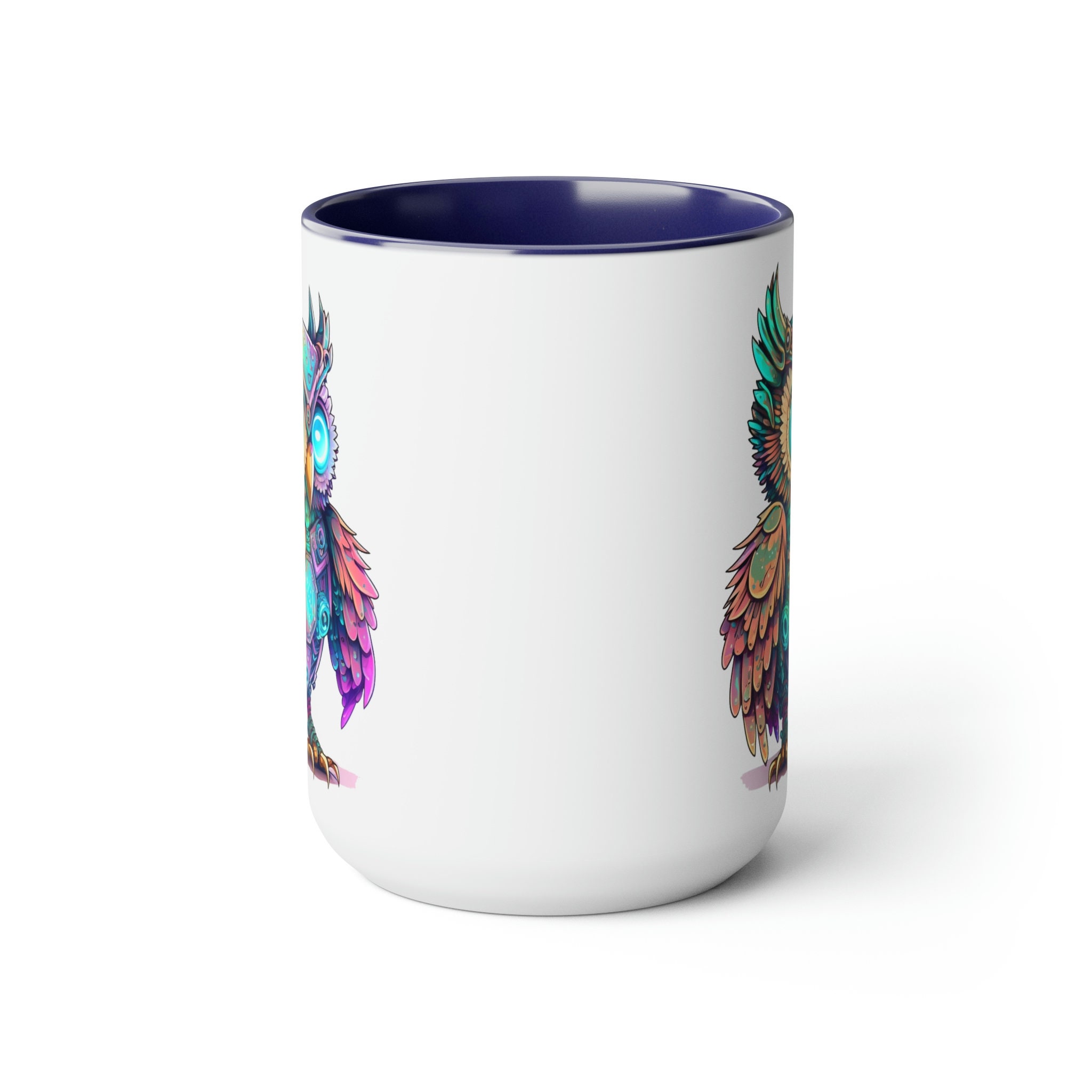 Mech-owl Futuristic Robot Owl Cybernetic Owl Digital - Etsy