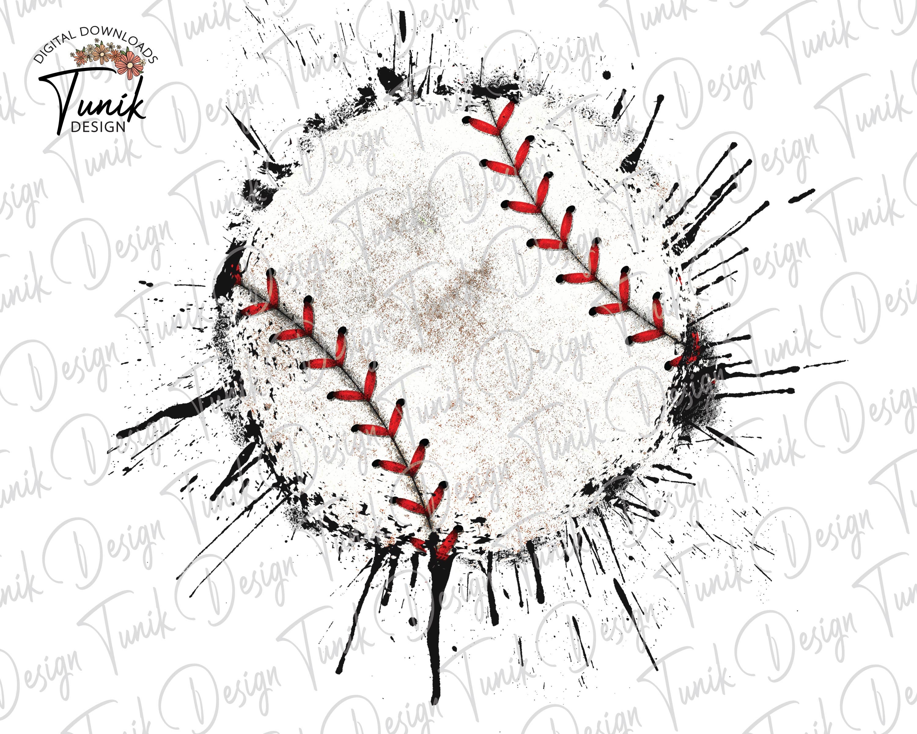 Baseball PNG Splatter Baseball Png Digital Download Grunge - Etsy