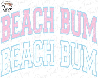 Beach Bum PNG, Groovy Summer PNG, Beach Life, Designs Downloads, Summer ...