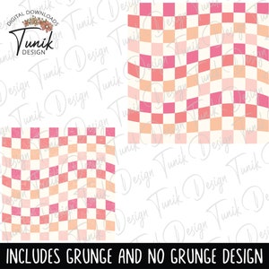 Retro Wavy Checkered Pattern PNG, Seamless Groovy Retro Pattern, JPEG ...