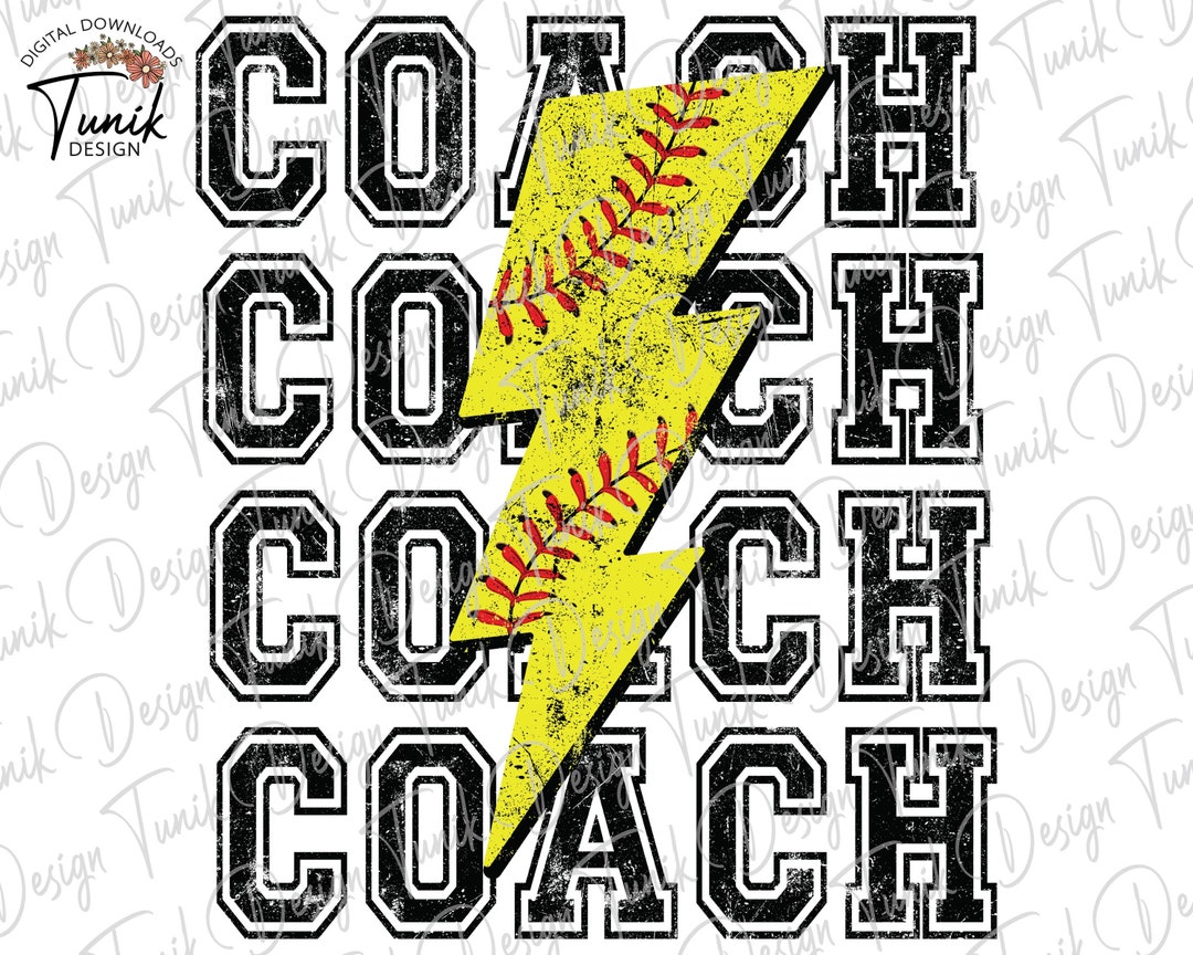 Softball Coach PNG, Softball Png, Coach Shirt Design Png, Coach Life ...