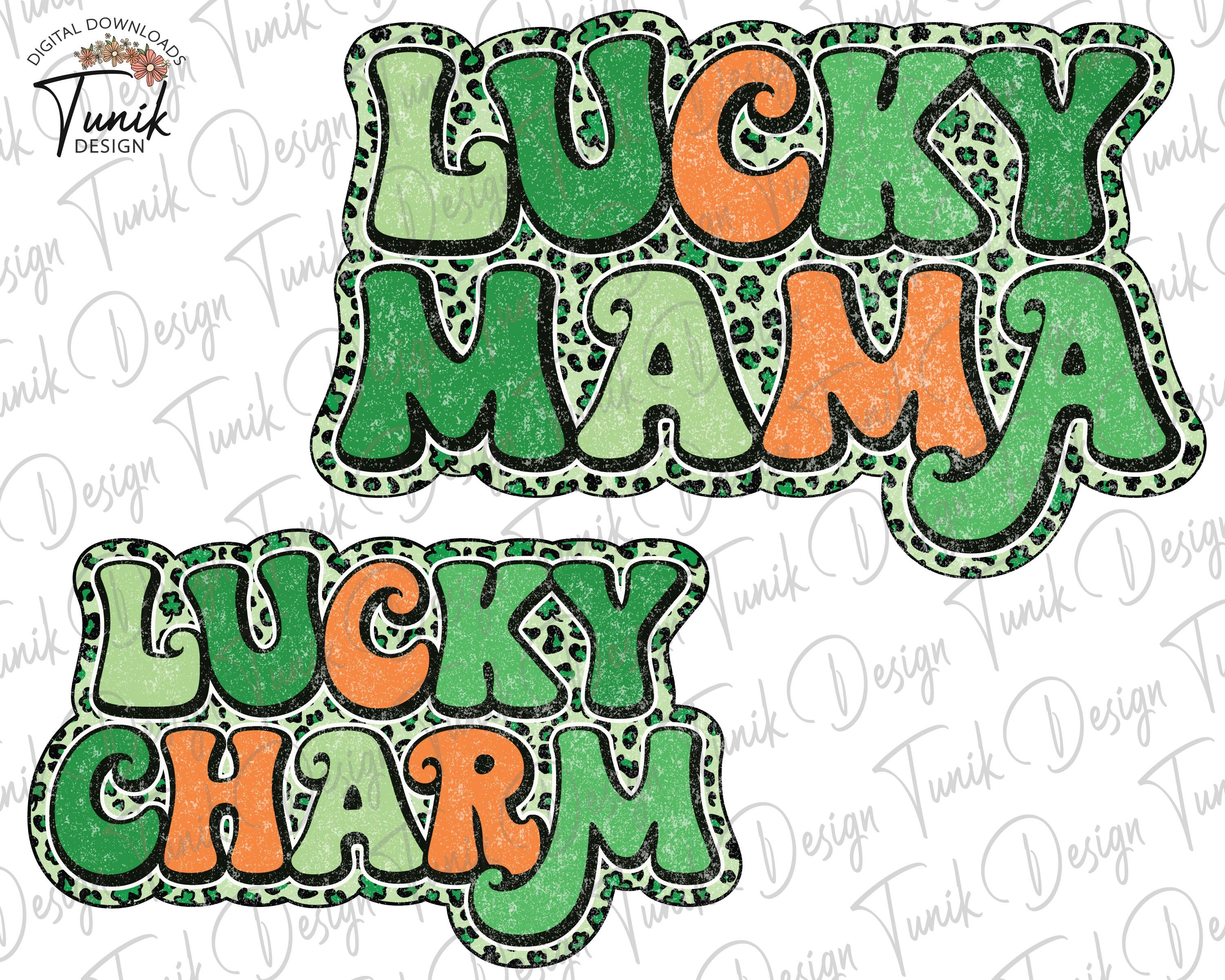 St. Patrick's Day Png Lucky Mama Png Lucky Charm Retro - Etsy
