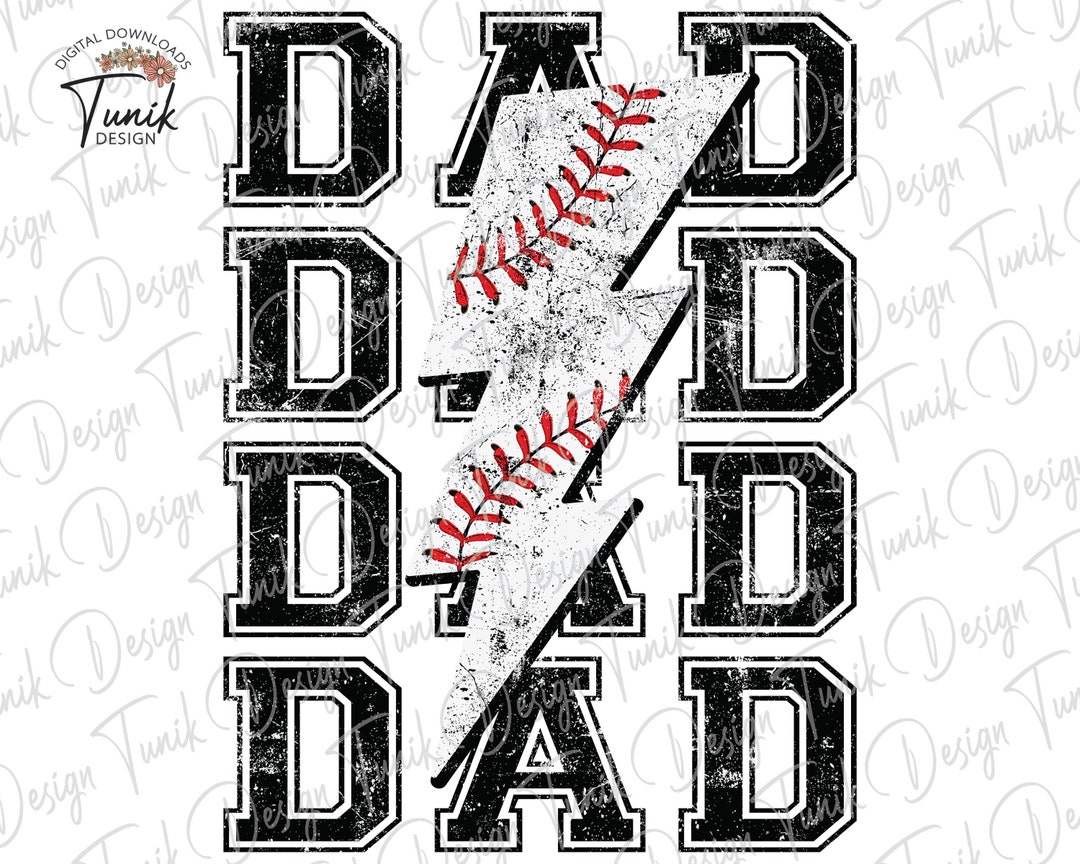 Baseball Dad PNG, Tee Ball Dad Png, Digital Download, Baseball Bolt Png ...