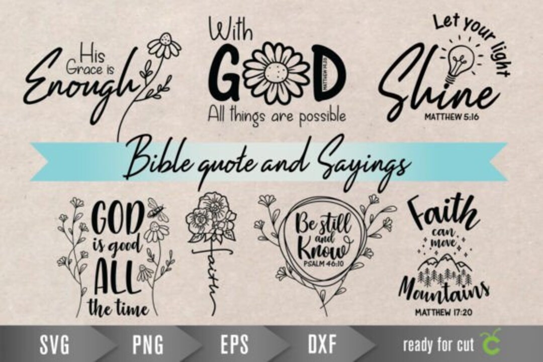 Christian Svg Bundle, Religious Svg Bundle, Scripture Svg Bundle, Bible ...