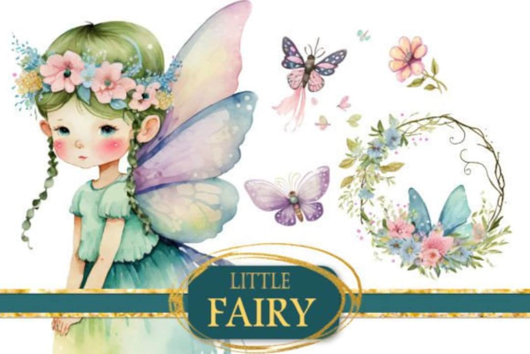 Spring Fairy Digital Art/ Fairy Crafts - Etsy