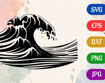 Ocean Waves SVG, Ocean SVG, Waves Svg, Sea Svg, Water Svg, Aquatic, Sea ...