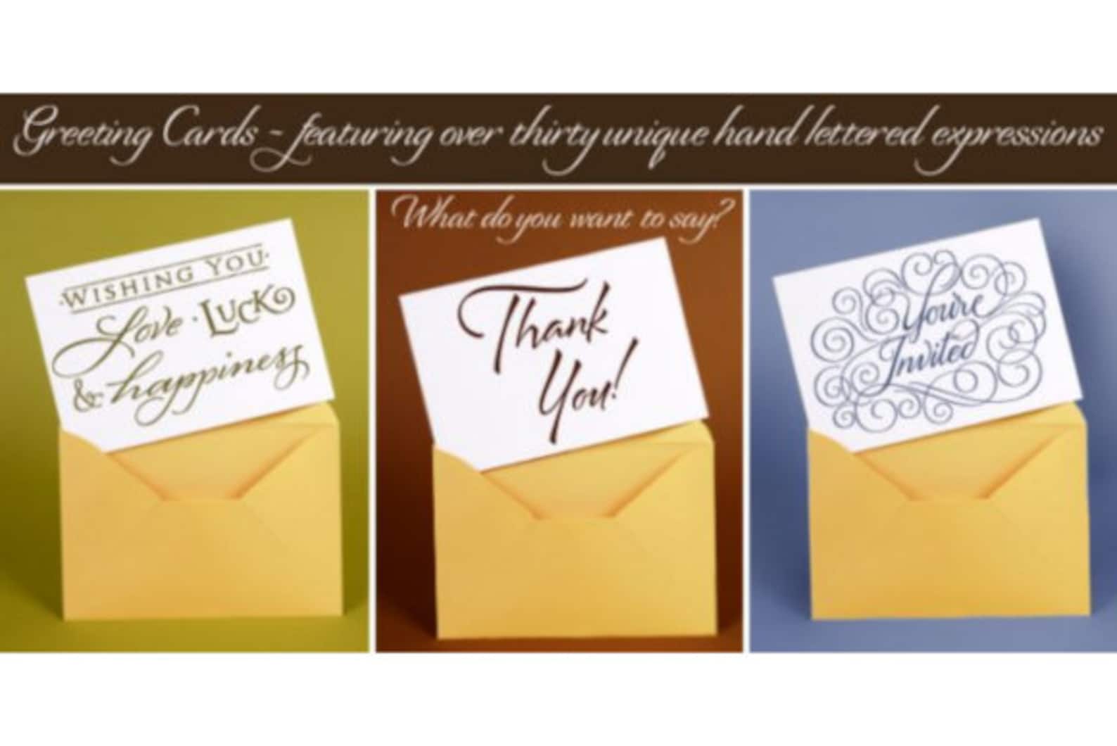 Greeting Cards Font Bundle, Gift Tags, Special Occasion Expressions - Etsy