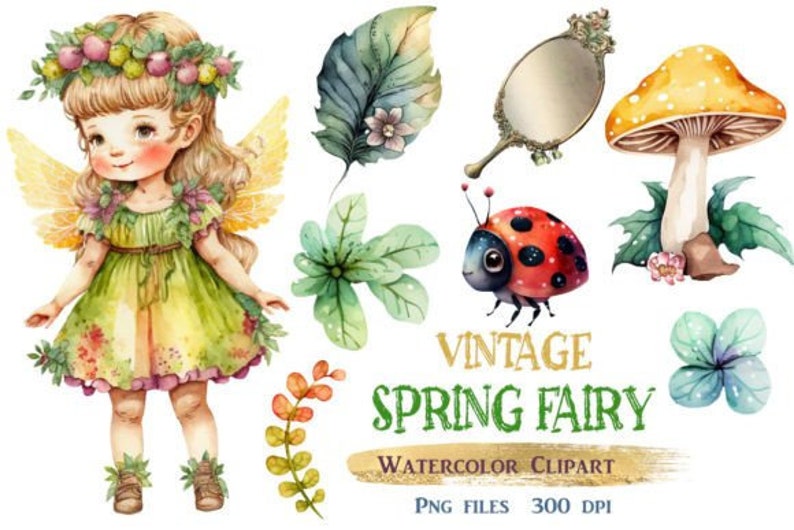 Vintage Spring Fairy - Etsy