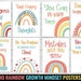 Boho Rainbow Growth Mindset Posters Bundle I Bulletin Board Posters I ...