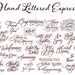 Greeting Cards Font Bundle, Gift Tags, Special Occasion Expressions - Etsy