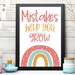 Boho Rainbow Growth Mindset Posters Bundle I Bulletin Board Posters I ...