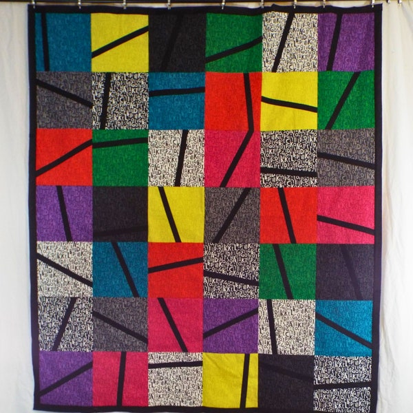 Primary Colors Quilt - Etsy