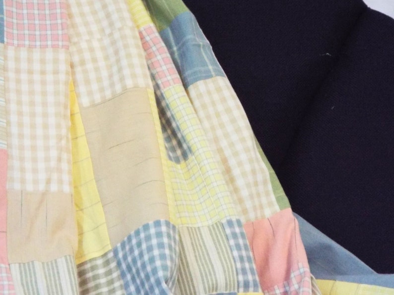 Queen Size Pastel Flannel Quilt - Etsy