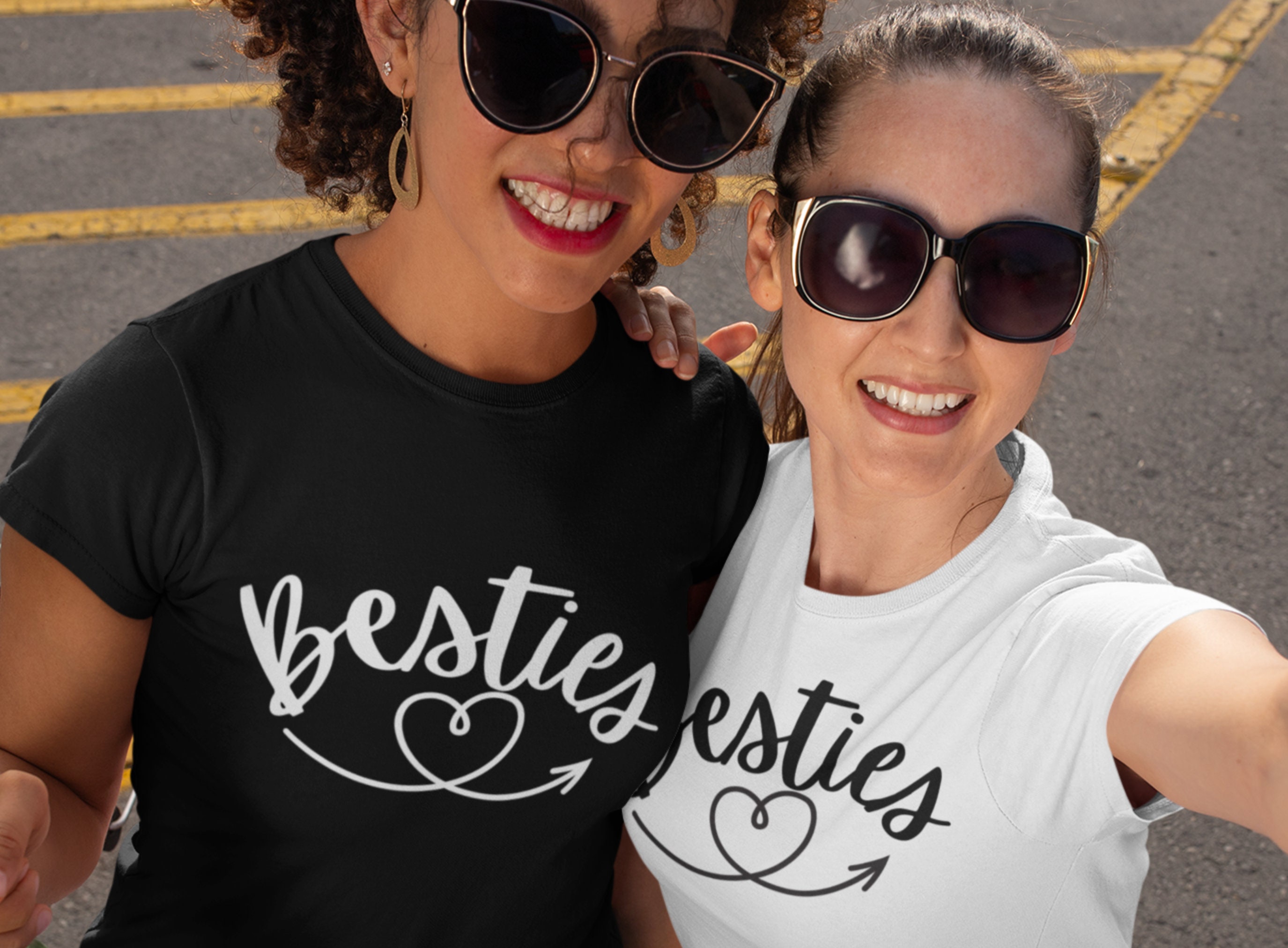 Besties Heart Svg Pdf Eps Png, Best Friends SVG, Commercial Use ...