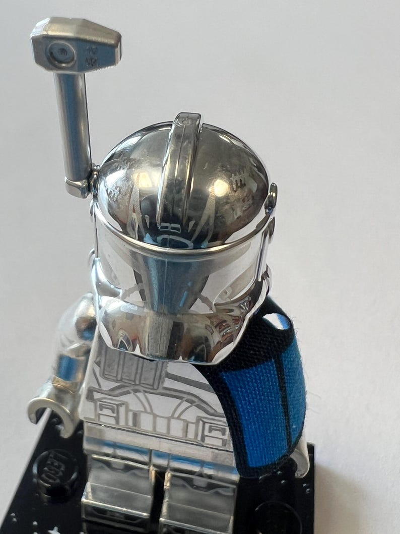 Chrome Lego Captain Rex Minifig - Custom Collectible. - Etsy