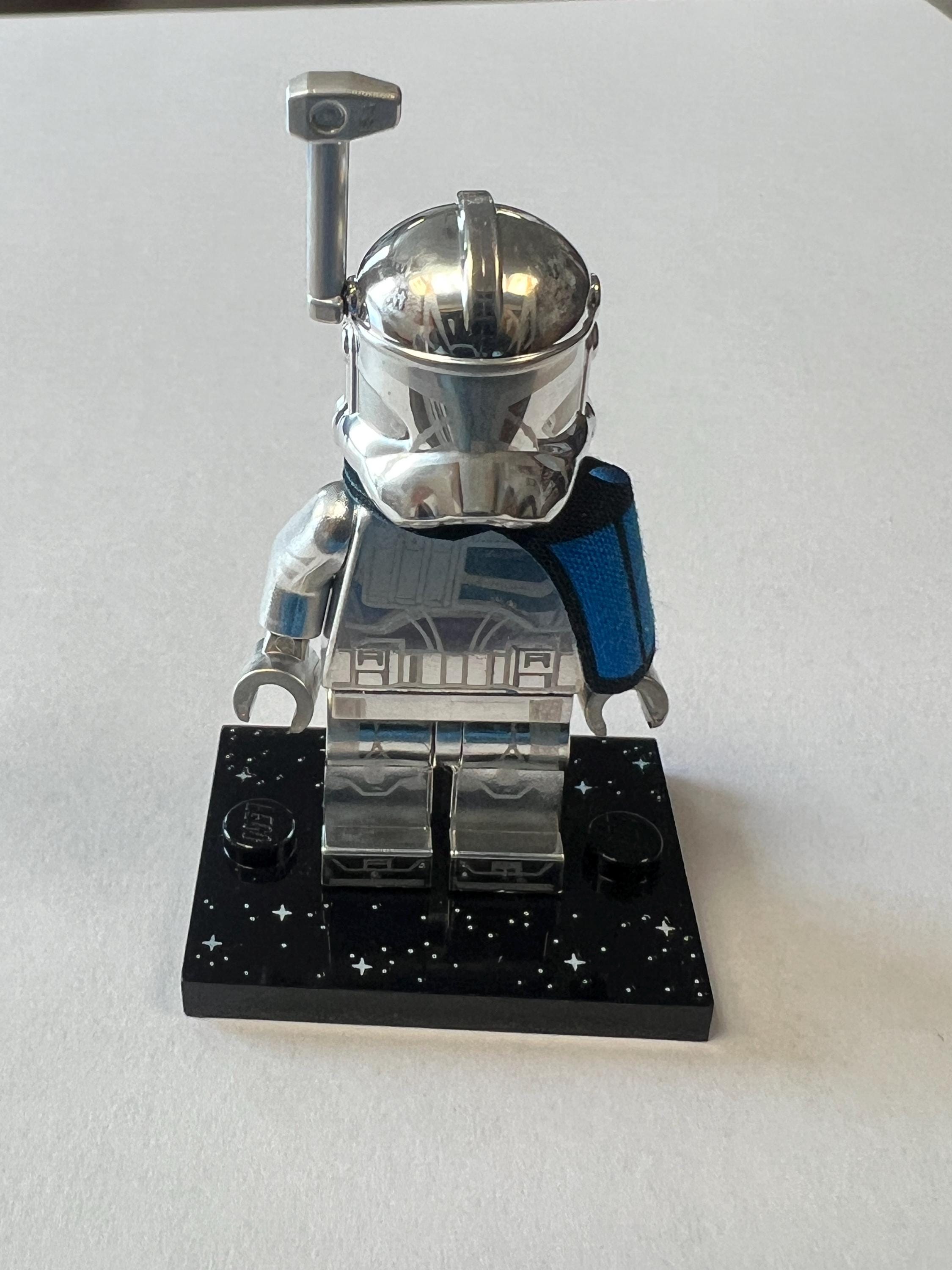 Chrome Lego Captain Rex Minifig - Custom Collectible. - Etsy