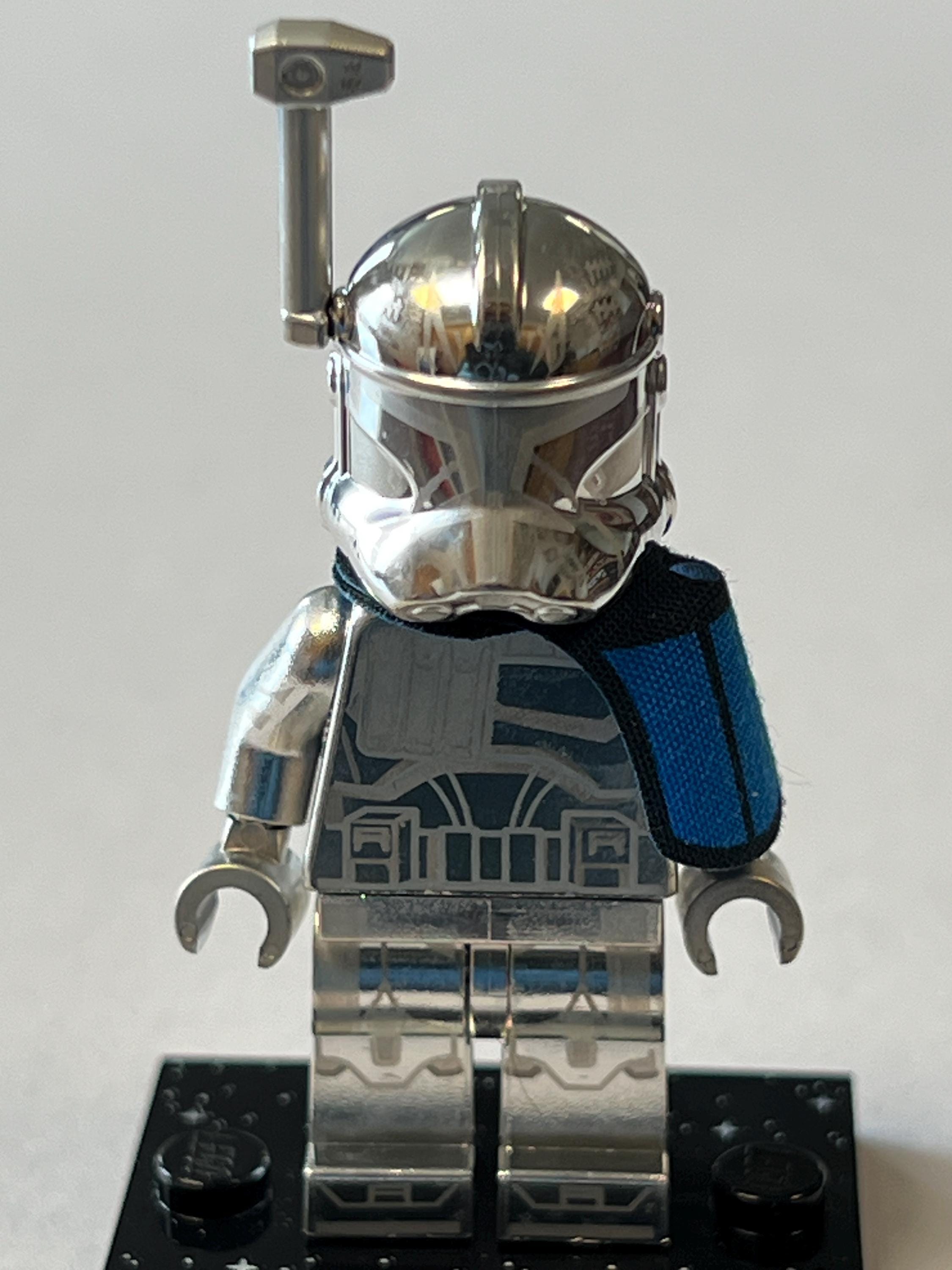 Chrome Lego Captain Rex Minifig - Customized Official Lego - Etsy