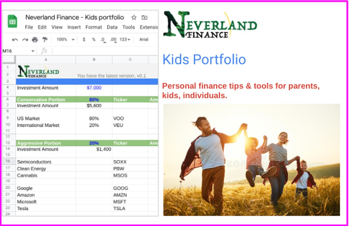 Kids Portfolio - Setting up and Teaching Your Kids Investing Basics ...