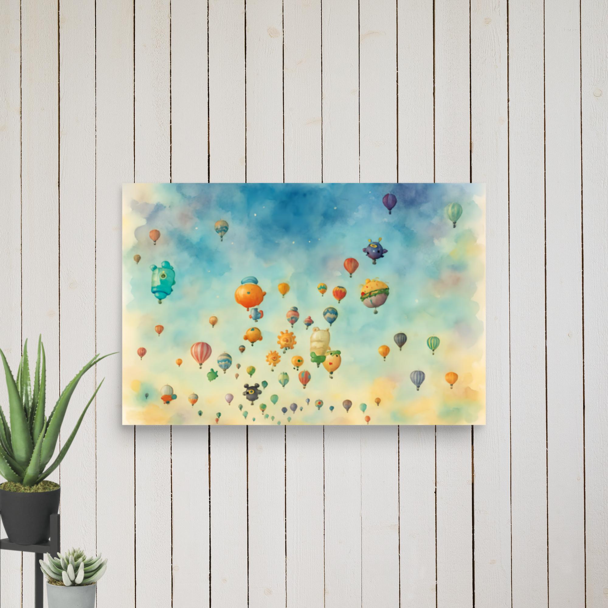 Balloon Fiesta Poster - Etsy