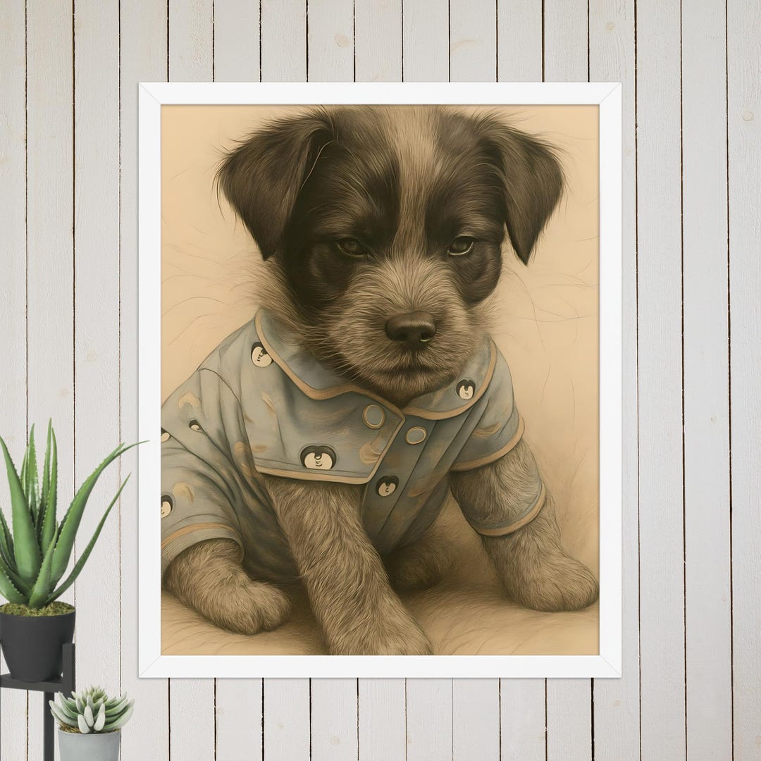 Bailey Cattle Dog Framed Poster - Etsy