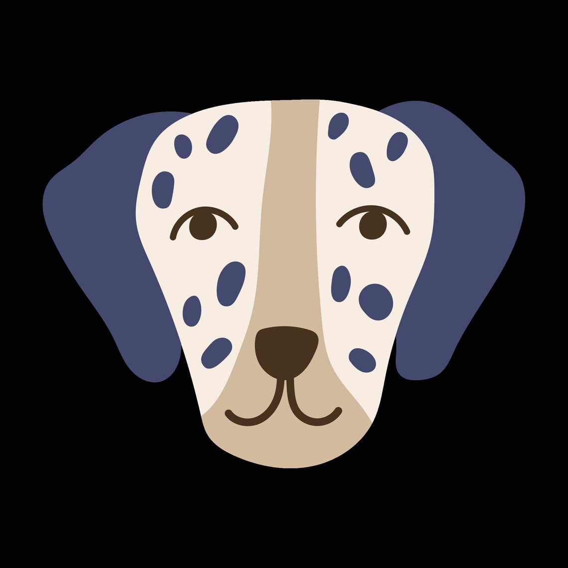 Digital Dog Clipart posters, Characters and Faces - Etsy