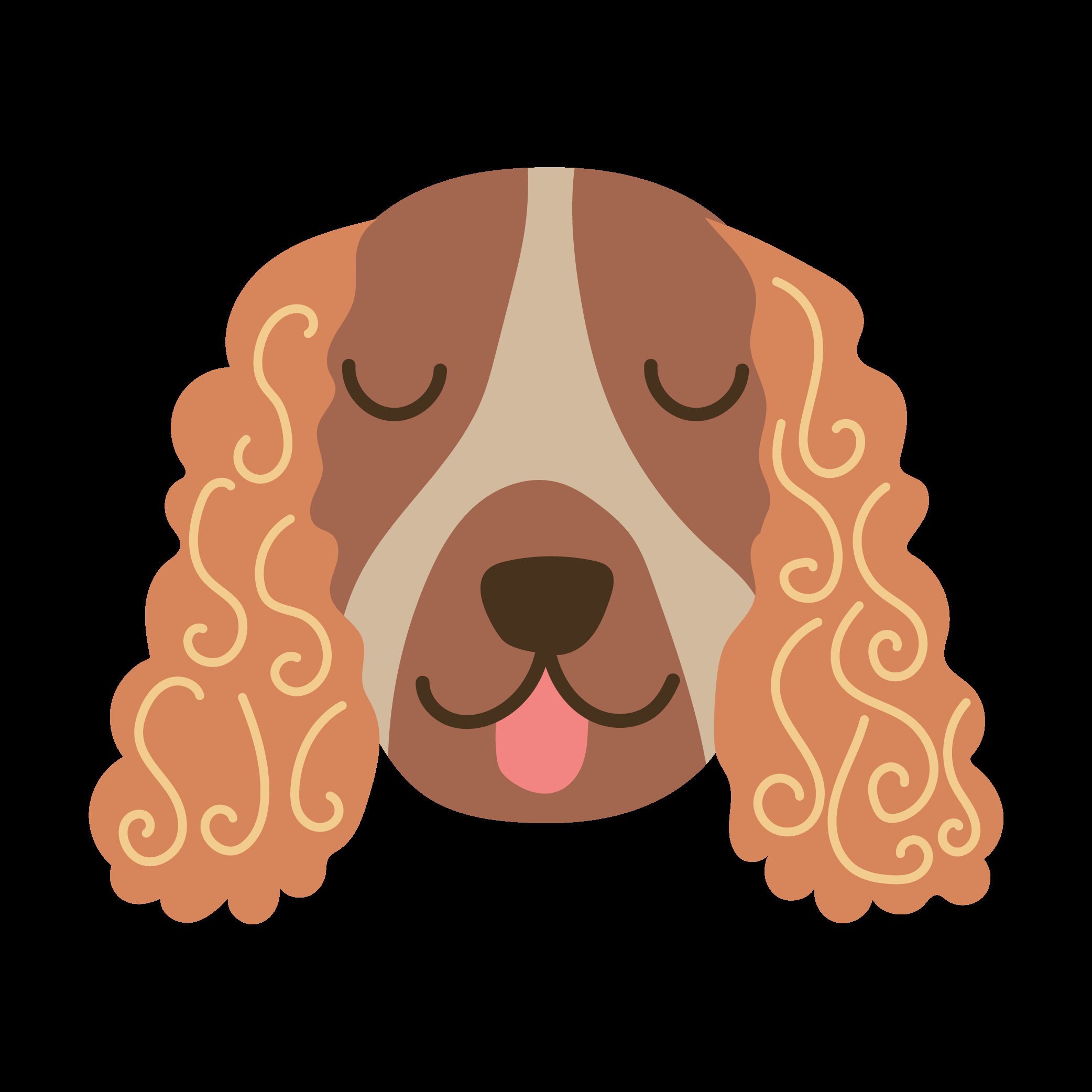 Digital Dog Clipart posters, Characters and Faces - Etsy