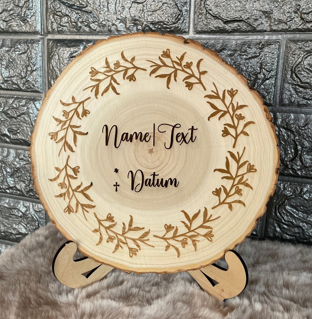 Tree Disc Individually Engraved Cemetery Forest Cemetery Grave Grave ...