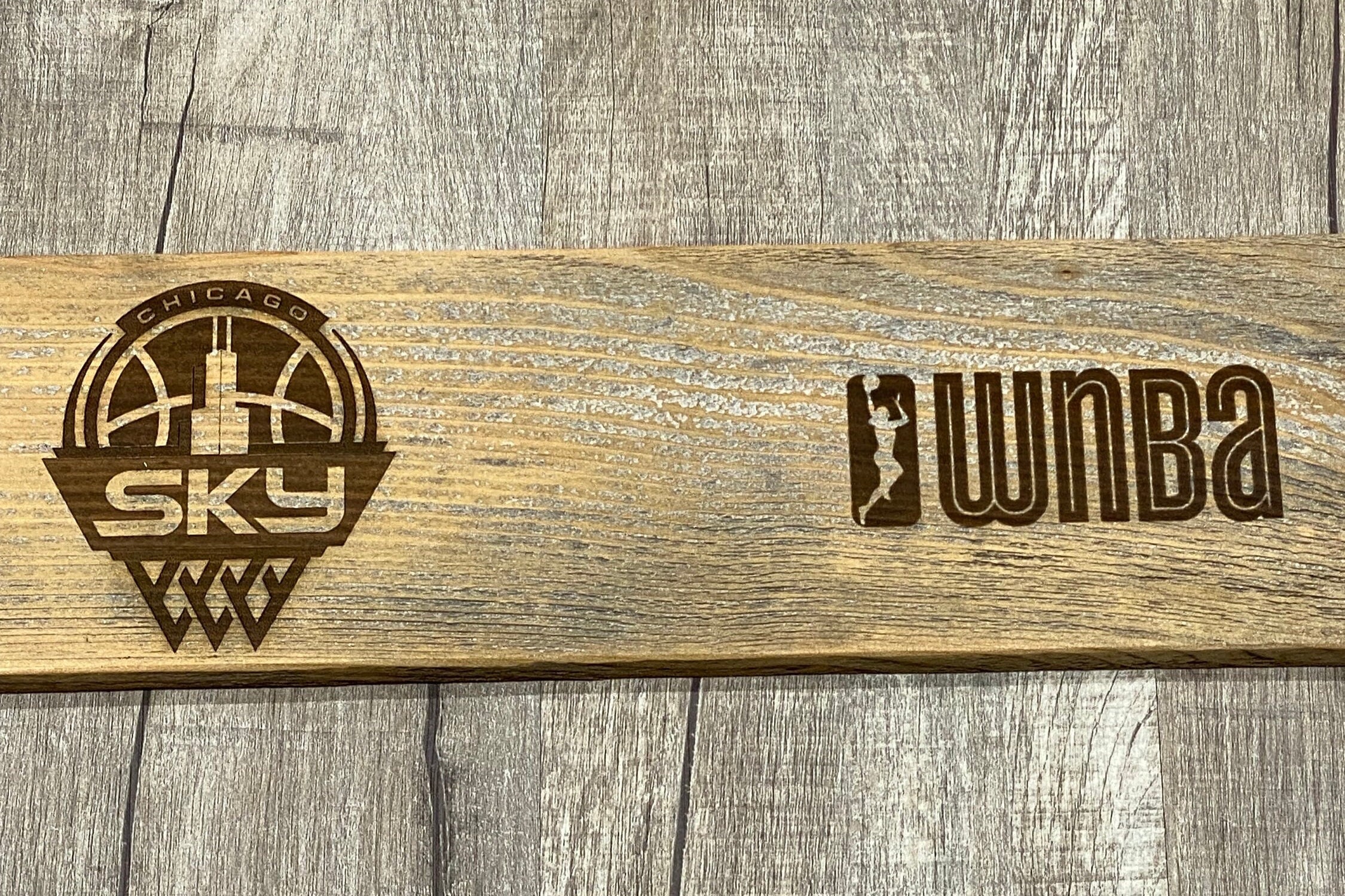 Pallet Wood WNBA Chicago Sky Sign Chicago Skysign WNBA Sign Pallet Wood ...
