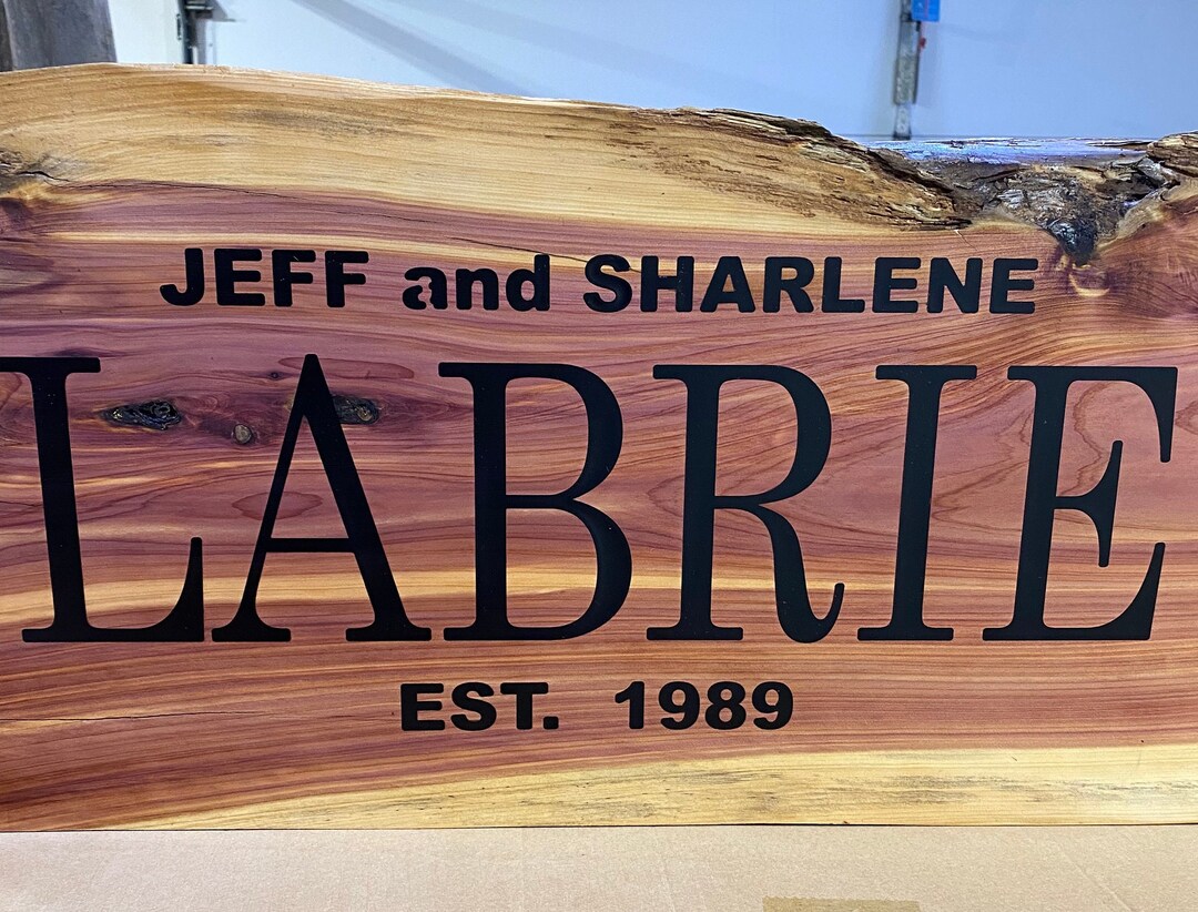 Custom Outdoor Wood Sign Personalized Cabin Camp Decor Welcome Sign ...