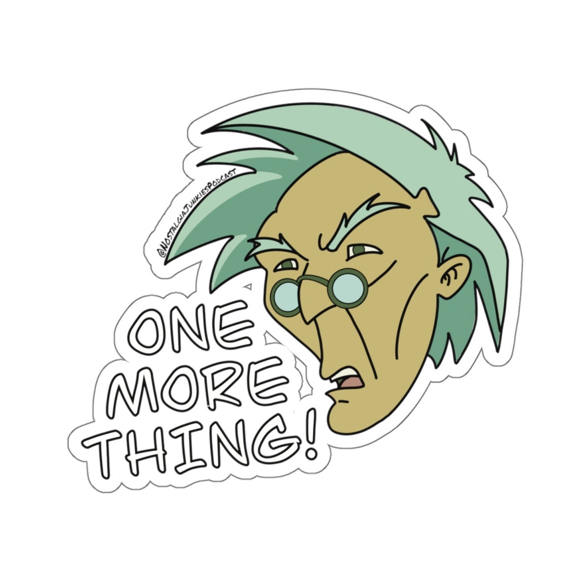One More Thing Uncle Jackie Chan Adventures Sticker, Cartoon, Kidswb ...