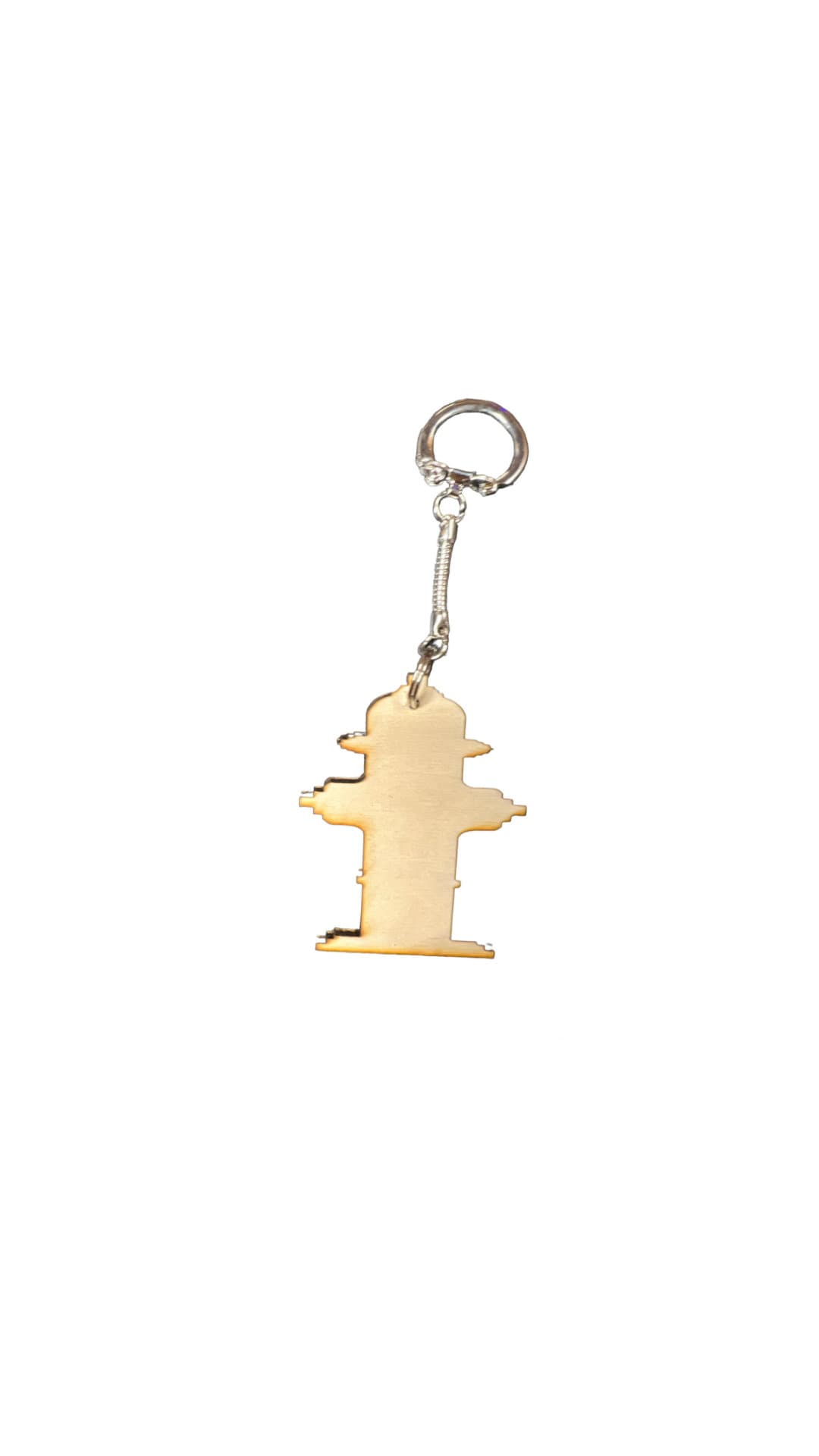 Wood Fire Hydrant Keychain - Etsy