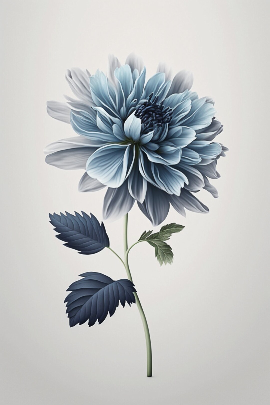 Flower Minimalistic Digital Art Package of 10 - Etsy