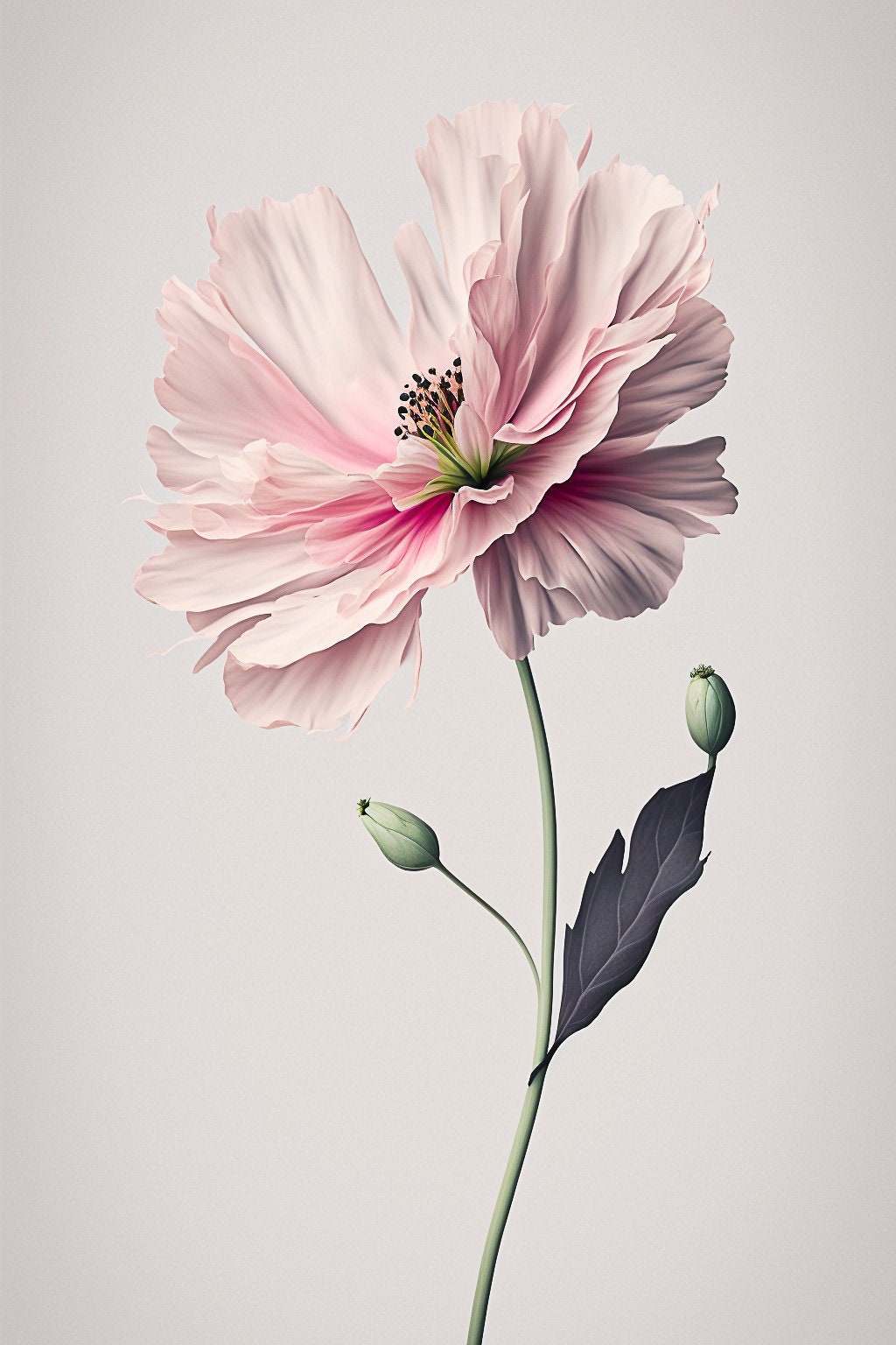 Flower Minimalistic Digital Art package of 10 - Etsy