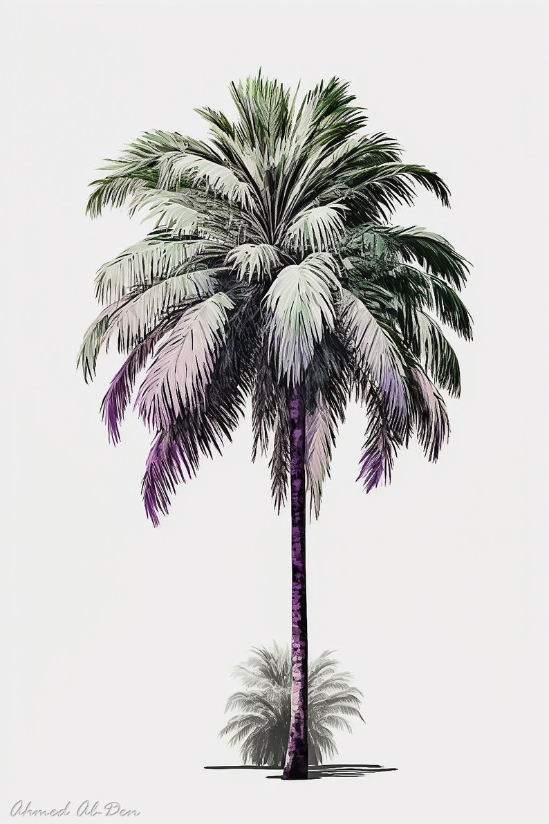 Palm Tree (simple Illustration) *** Package of 7 *** - Etsy