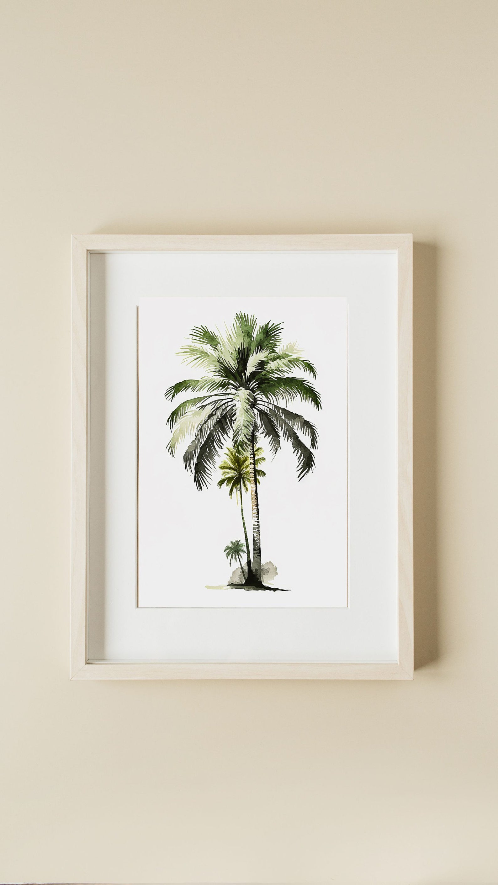 Palm Tree simple Illustration Package of 7 - Etsy