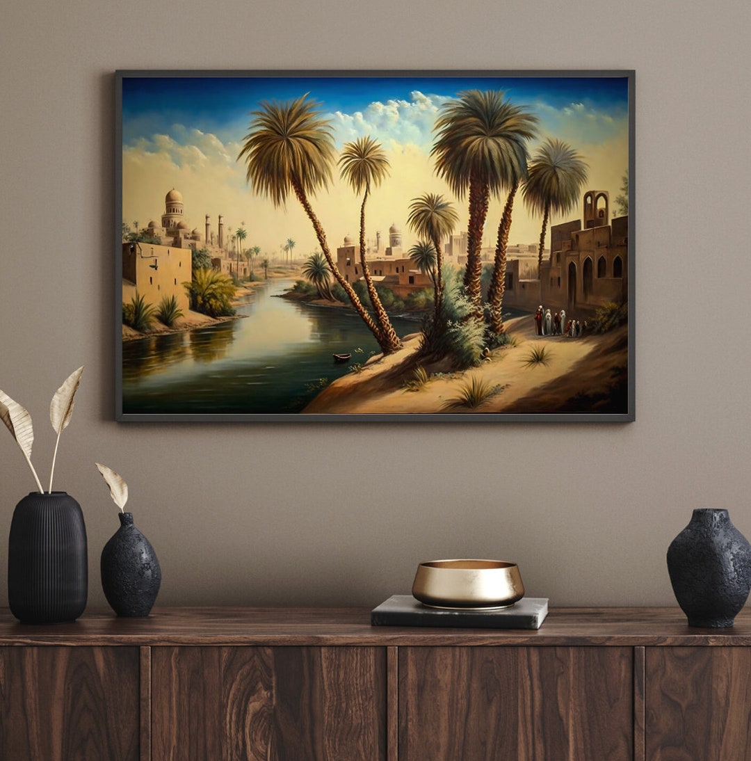 Palm Trees, Digital Art - Etsy