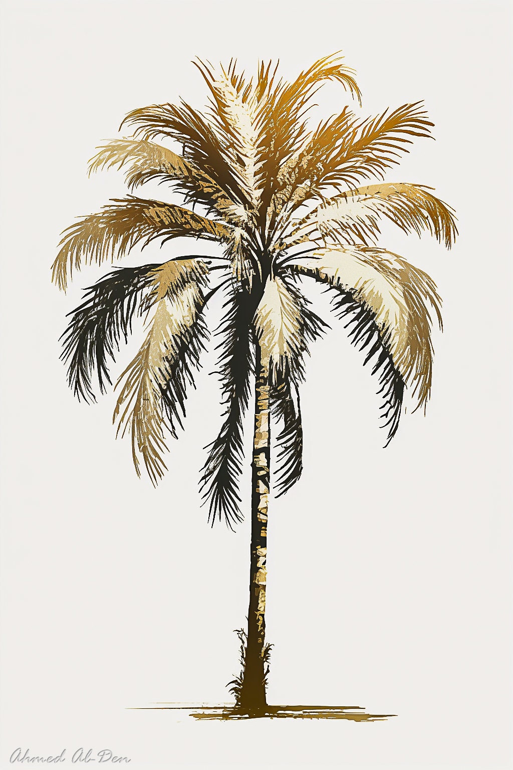 Palm Tree simple Illustration Package of 7 - Etsy