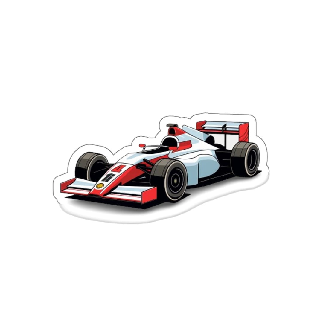 Formula One Style Sticker, Race Car Sticker, Racing Sticker, Mclaren ...