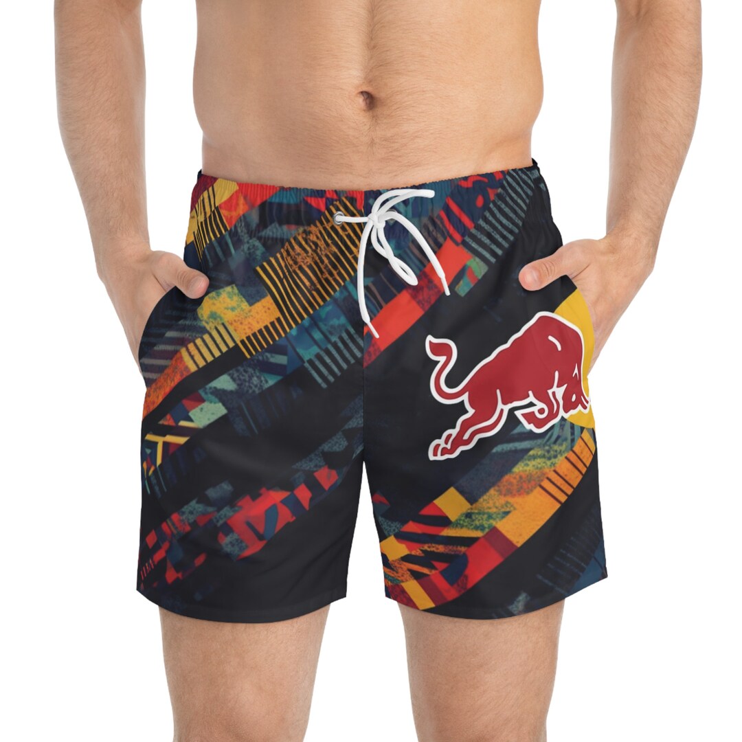 Redbull Racing Swim Trunks, Racing Bathing Suit, Formula One Shorts ...