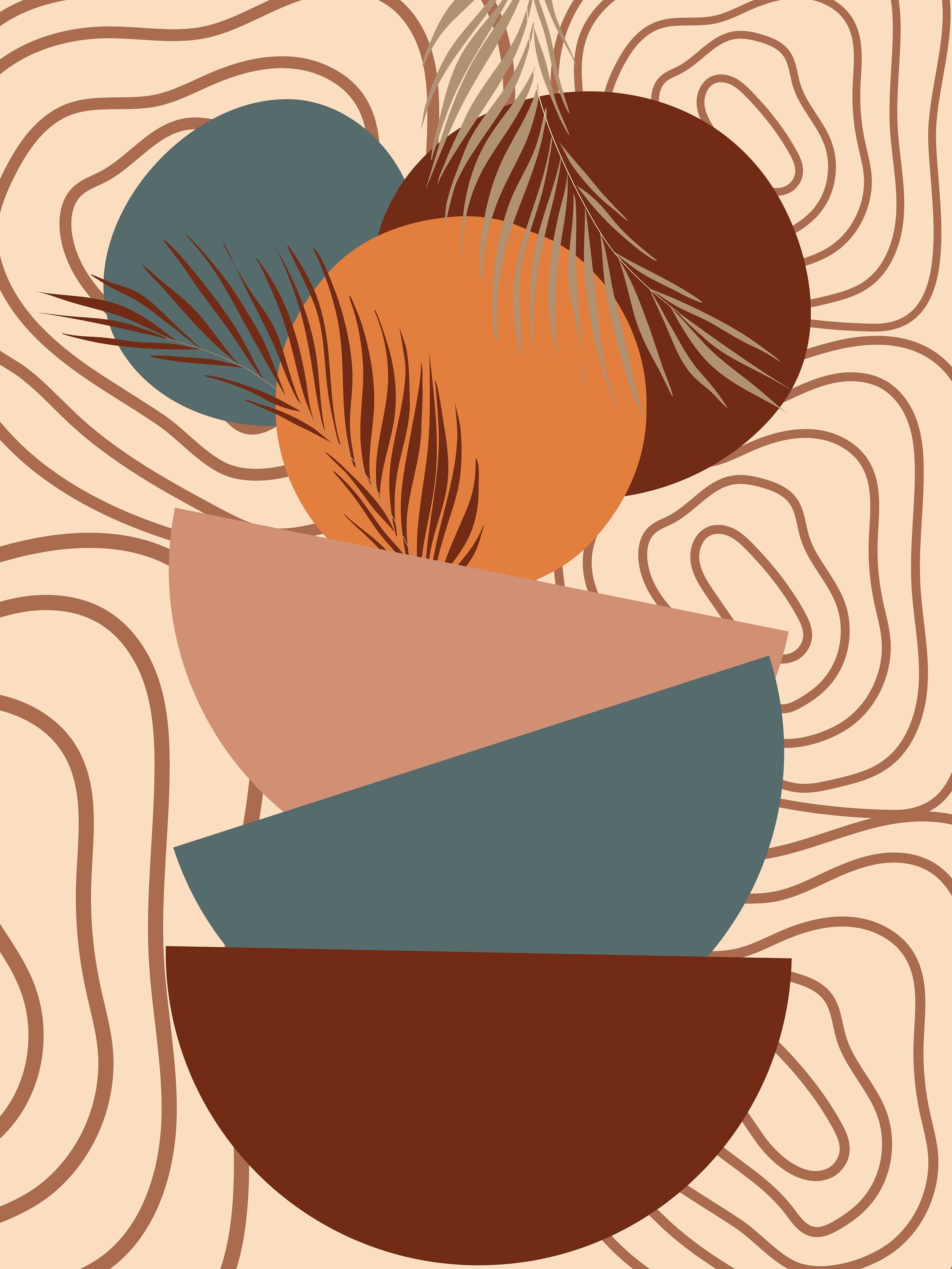 Digital Boho Poster Set - Wall Decor for Living Spaces & Offices ...