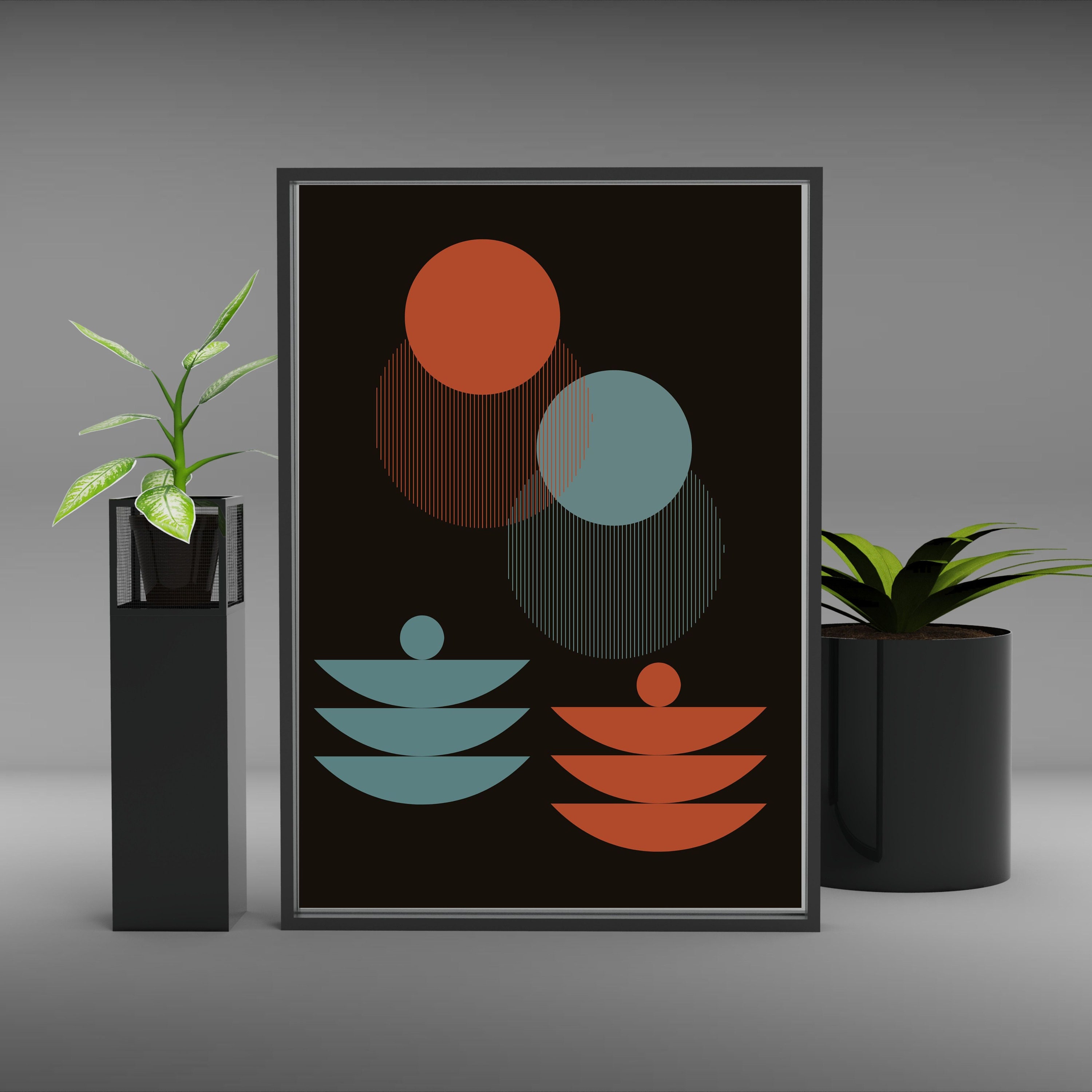 Digital Boho Poster Set - Wall Decor for Living Spaces & Offices ...