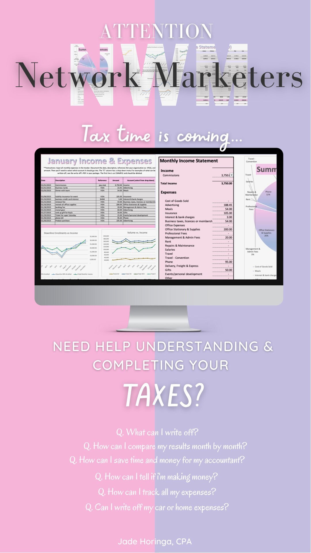 Income Tax Guide for Monat Market Partners - Etsy