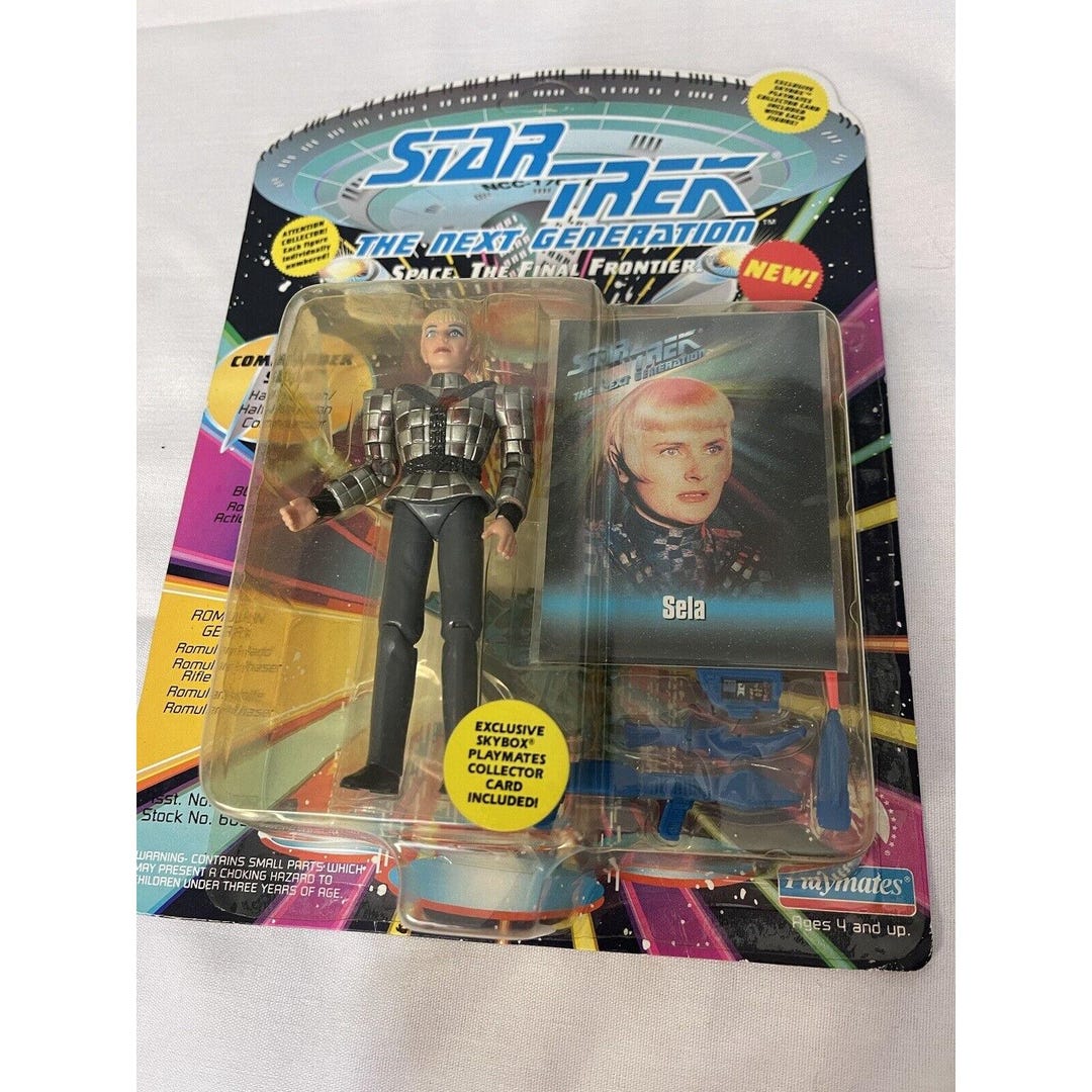 Star Trek TNG Commander Sela Action Figure 1994 Playmates Unpunched ...