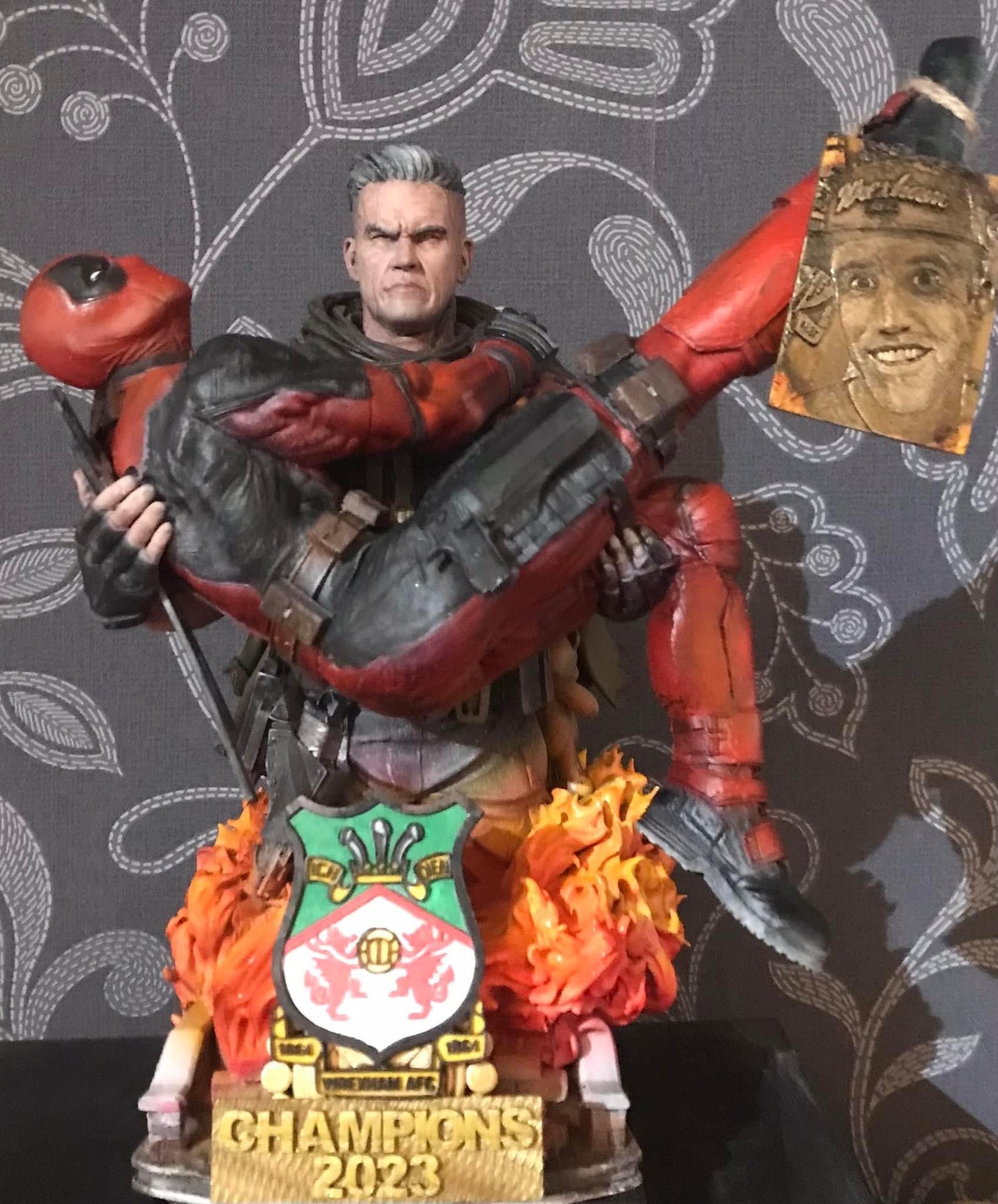 Deadpool/wrexham AFC Fan Art - Etsy